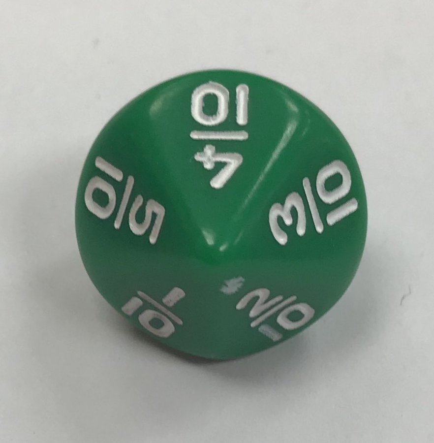 10 Sided Math Franction Dice