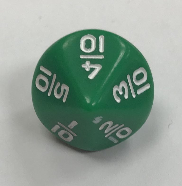 10 Sided Math Franction Dice