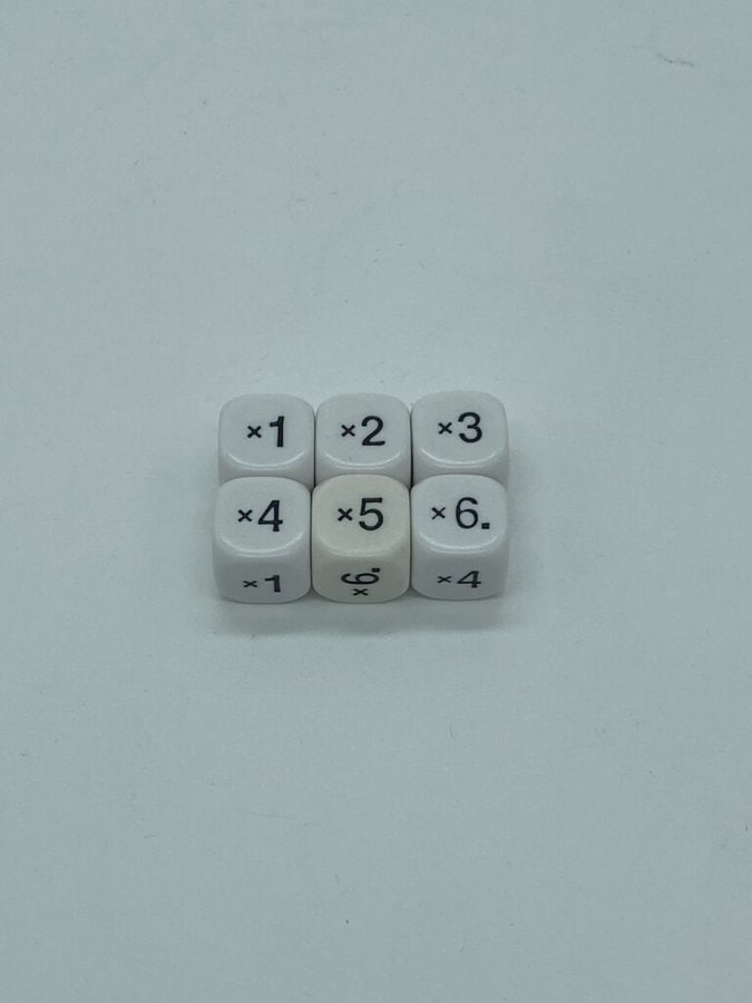 Multiplication w/Numbers Dice - Dice Emporium