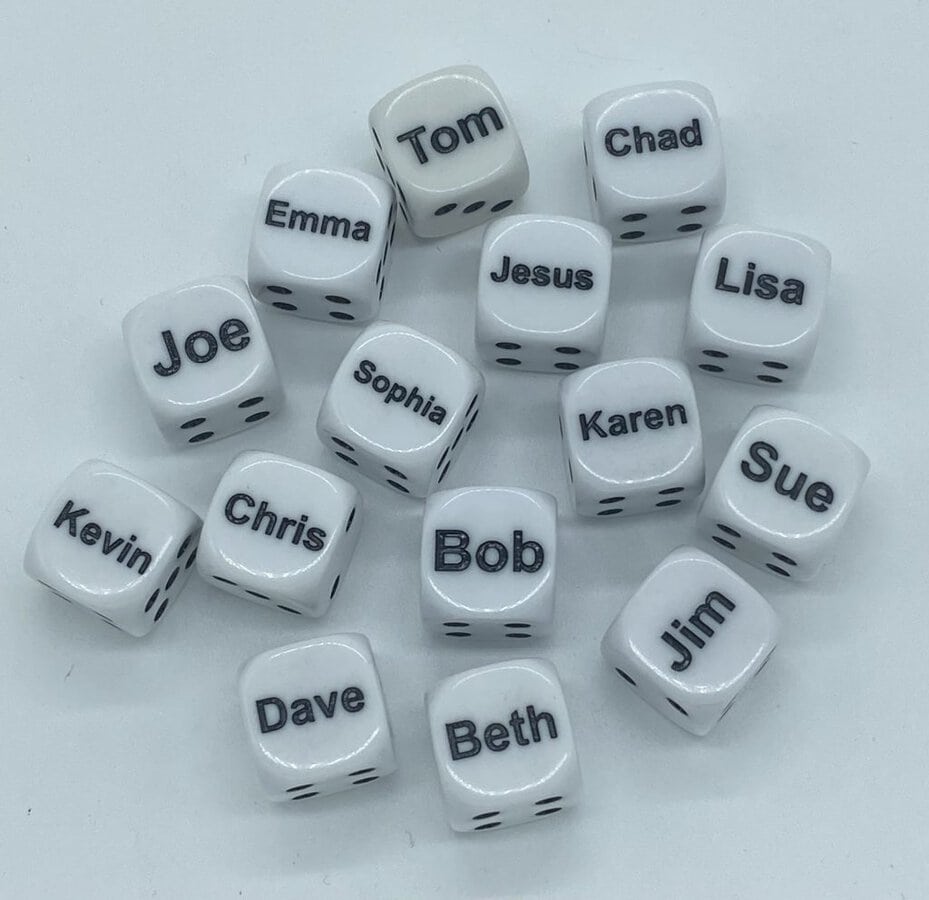 Name Dice - The Dice Emporium