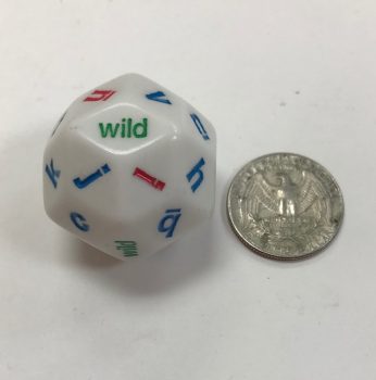 30 Sided Alphabet Dice
